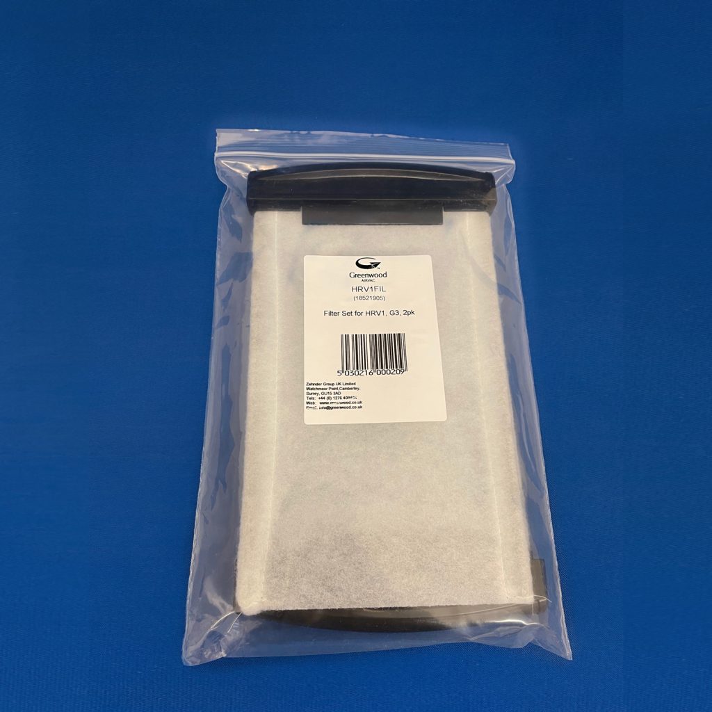 Greenwood Airvac HR155FIL – 2 x Filter Pack – Built Environment Technology
